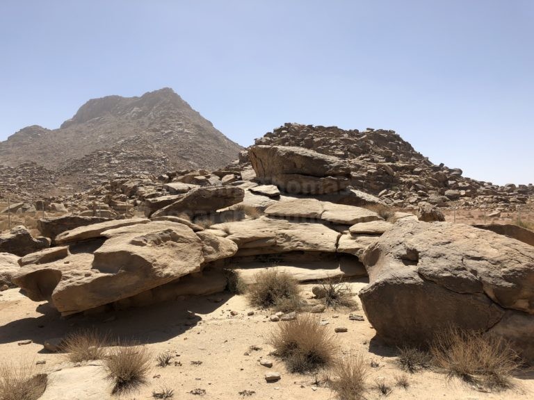 The Split Rock and Battlefield at Rephidim - Jabal Maqla