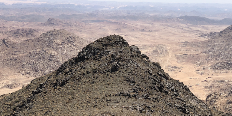 Mount Sinai's Distinct Blackened Peak - Jabal Maqla